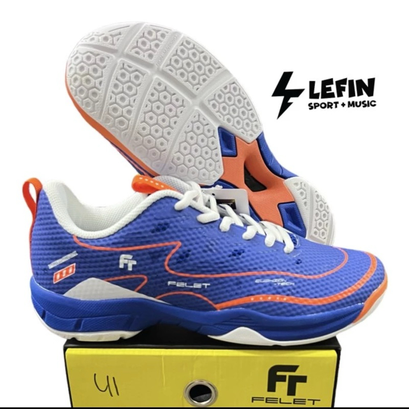 Jual Sepatu Badminton Felet BS 061 Pro Blue | Shopee Indonesia