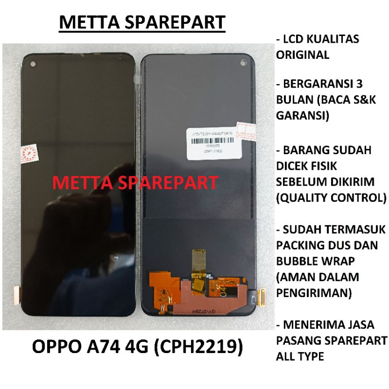 Jual Original OEM LCD Touchscreen Oppo A74 4G (CPH2219) | Shopee Indonesia