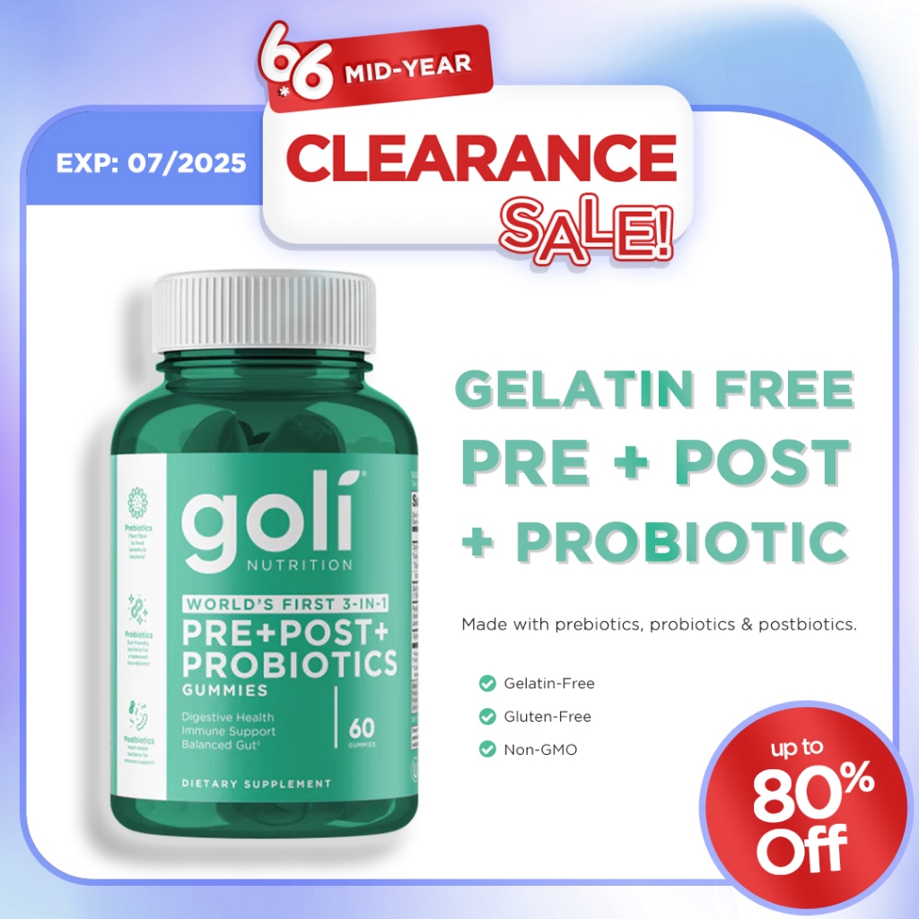 Jual GOLI Nutrition Tribiotic Pre Post Probiotic - probiotik dewasa ...