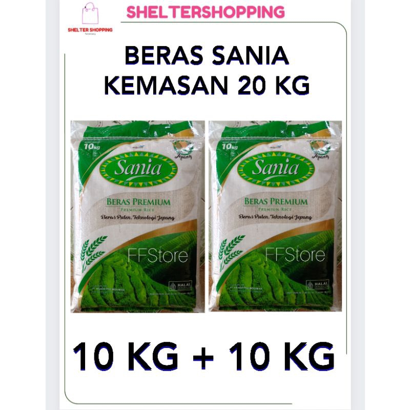 Jual SANIA Beras Premium Kemasan 20 KG | Shopee Indonesia