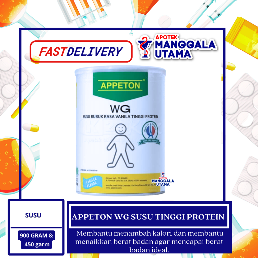 Jual APPETON WG SUSU TINGGI PROTEIN RASA VANILA | Shopee Indonesia