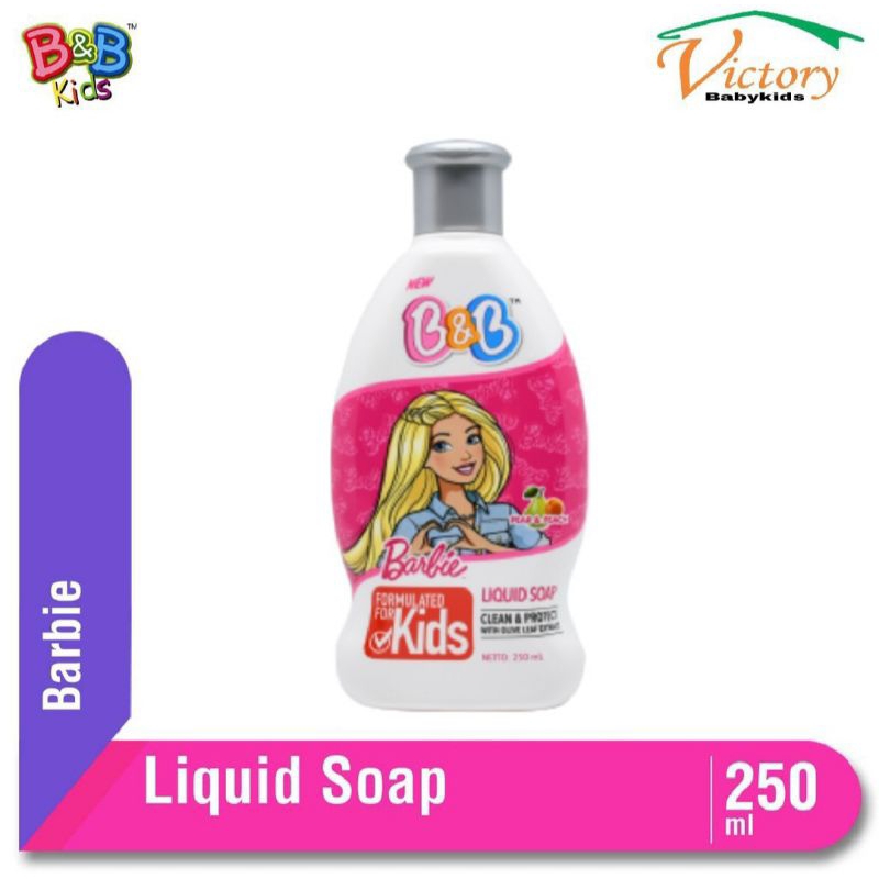 Jual B&B BODY WASH BARBIE liquid soap 250ml | Shopee Indonesia