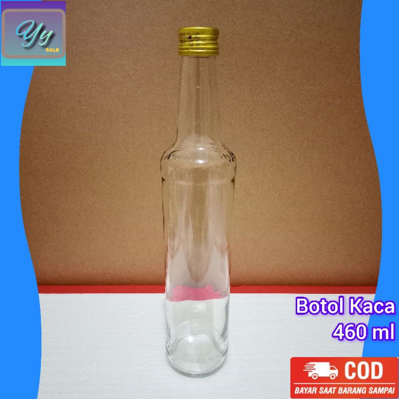 Jual Botol Kaca 460ml / Botol Marjan / Botol Sirup / Botol Madu / Botol ...