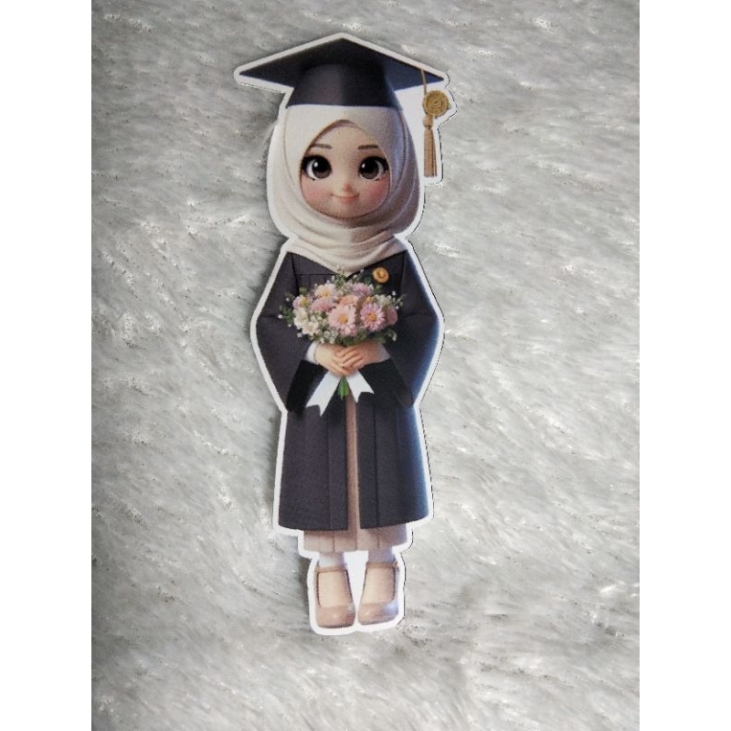 Jual TOPPER WISUDA UNTUK BUCKET / LENGKAP CEWEK COWOK / PANJANG 13CM ...