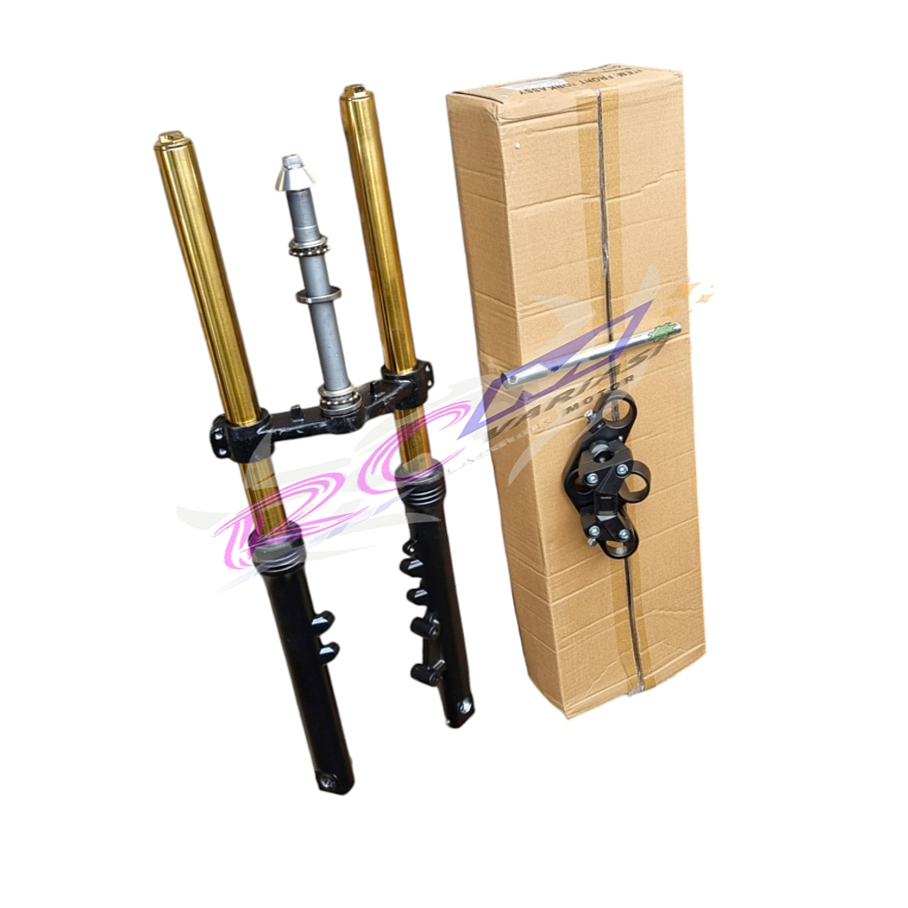 Jual Shock Depan Ninja RR pnp CB GL Megapro Tiger Verza As gold tabung ...