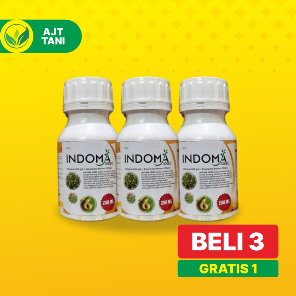 Jual INDOMA 300SC BAHAN AKTIF INSEKTISIDA EMAMMECTIN BENZOAT | Shopee ...