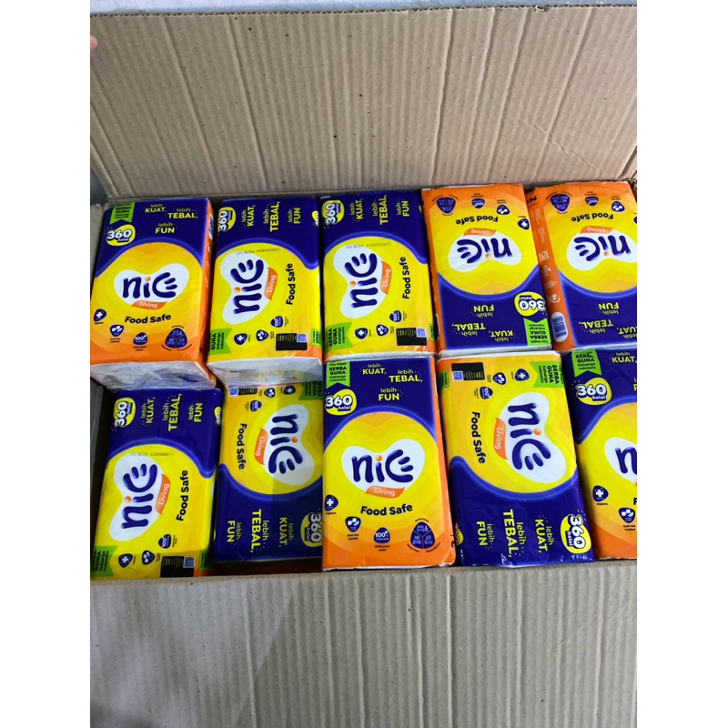 Jual Tissue Nice 180 sheet ( Paket 5 Pack ) | Shopee Indonesia