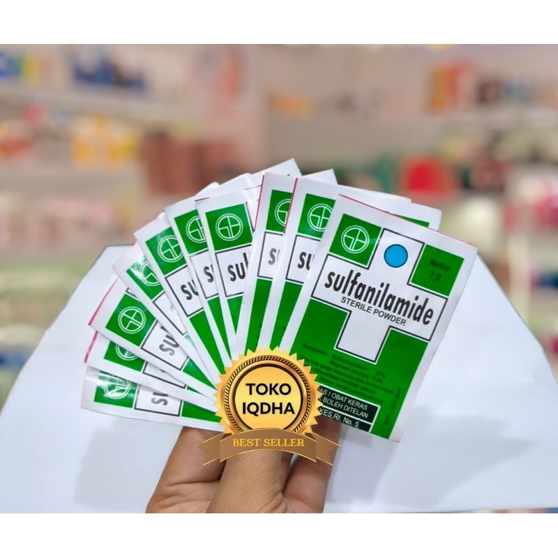 Jual SULFANILAMIDE Sterile Powder Serbuk Obat Luka dan Jamur | Shopee ...