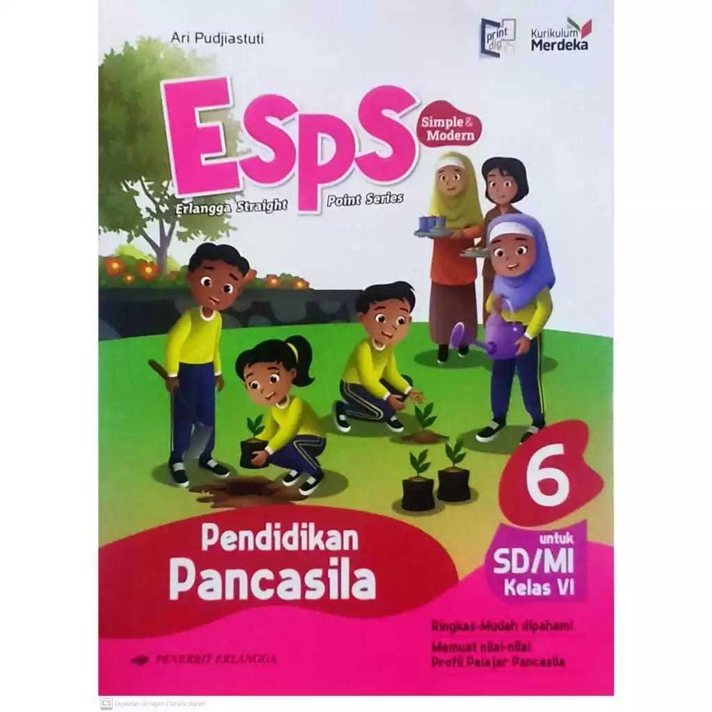 Jual ESPS : PENDIDIKAN PANCASILA KELAS 1 2 3 4 5 dan 6 revisi SD/MI KURIKULUM MERDEKA PENERBIT ...