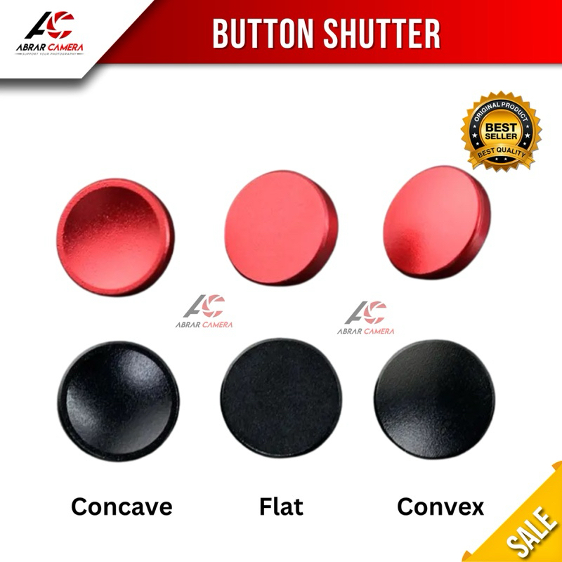 Jual Tombol Shutter Release Button Kamera RED BLACK CEMBUNG DATAR CONCAVE CONVEX FLAT Kamera ...