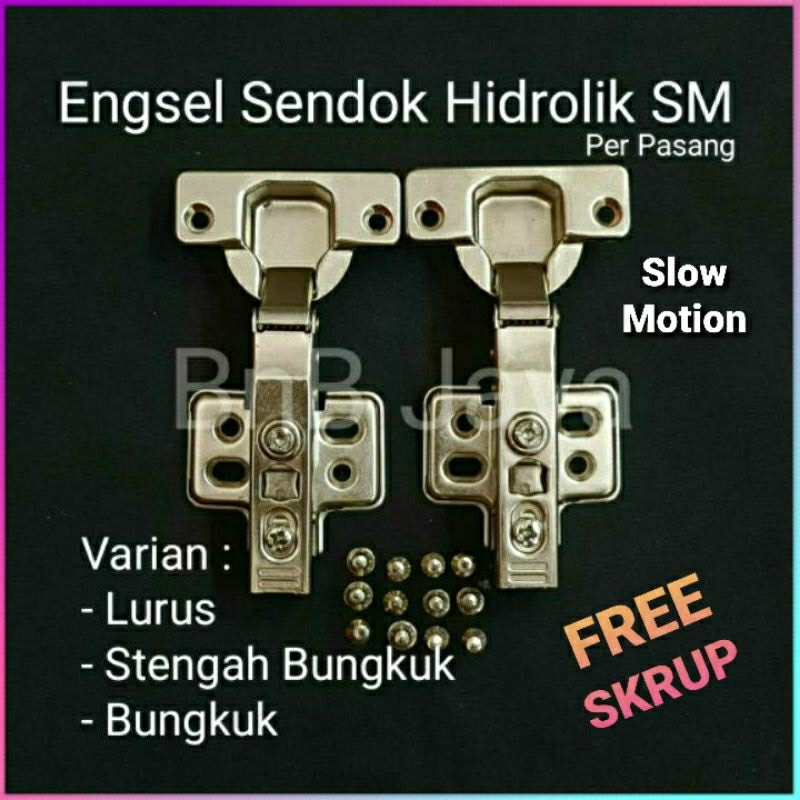 Jual Engsel Sendok Hidrolis MURAH - LURUS (Slow Motion) untuk Lemari ...