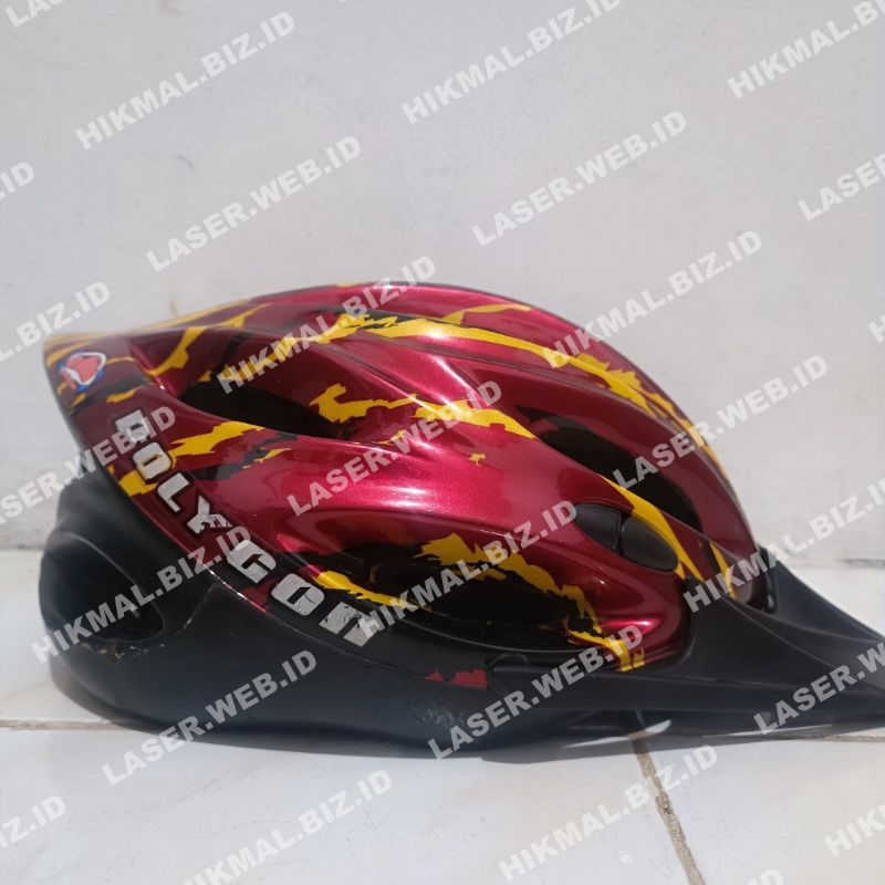 Jual Helm Polygon Dakar Roadbike Sepeda Balap Helm Road Bike Dakkar ...