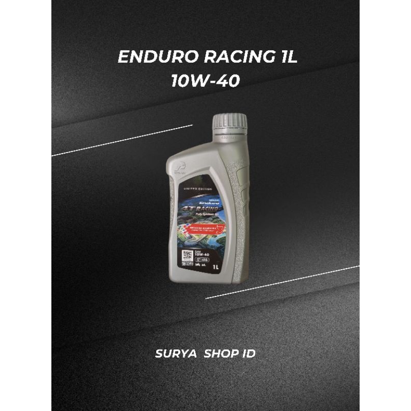 Jual Oli Enduro Racing 1L 10w-40 Free Bubblewrap | Shopee Indonesia