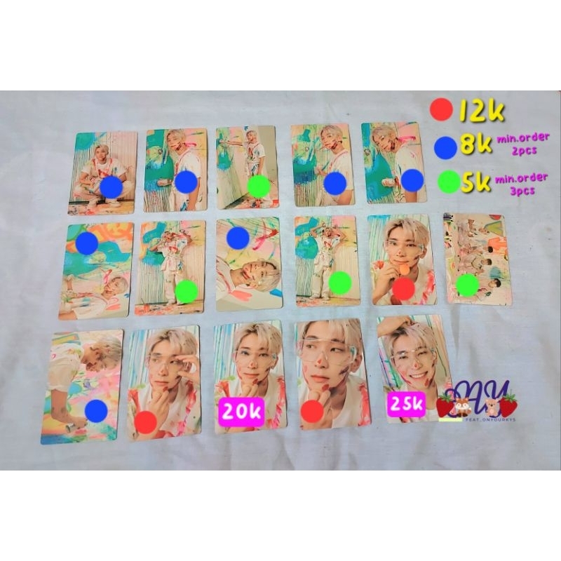 Jual Photocard Official Wonwoo & Mingyu Face The Sun Carver | Shopee ...