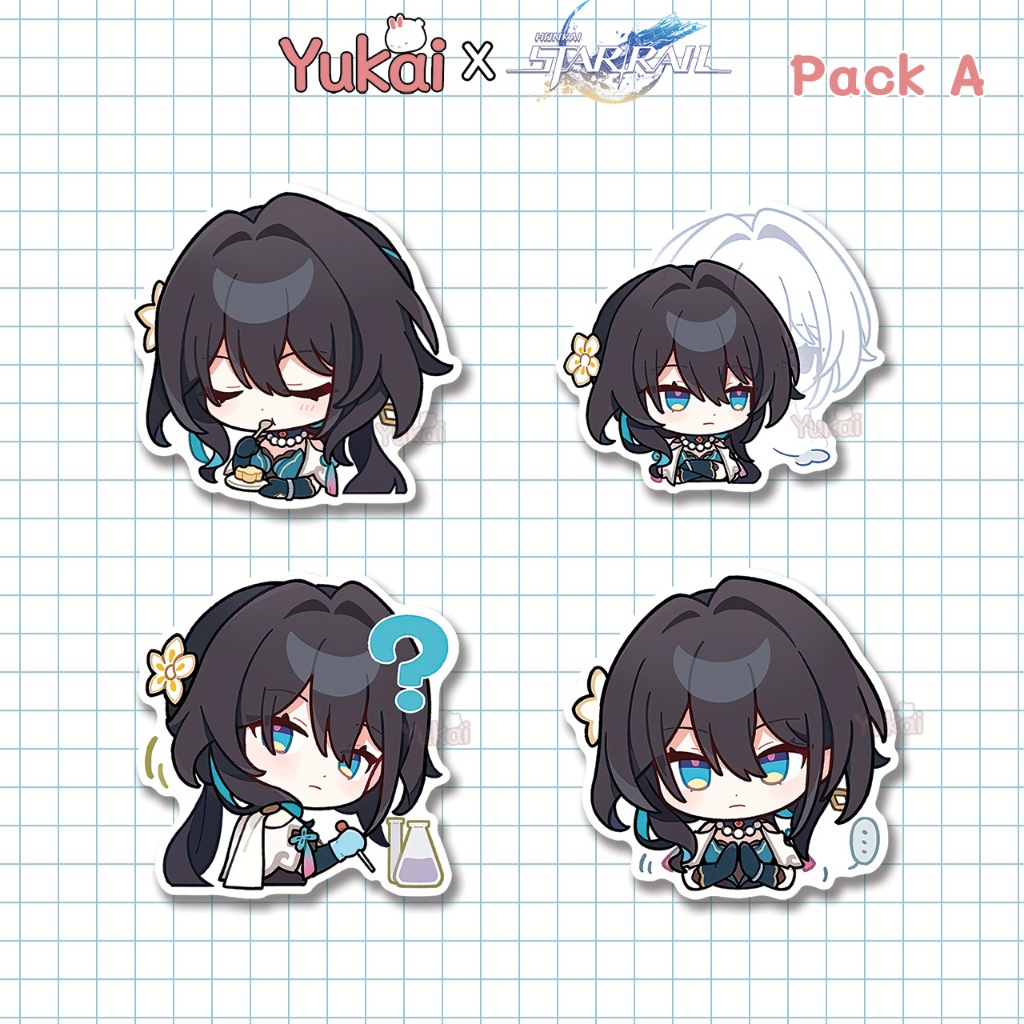 Jual Stiker Pack Ruan Mei Honkai Star Rail (HSR) Premium, Sticker Anime ...