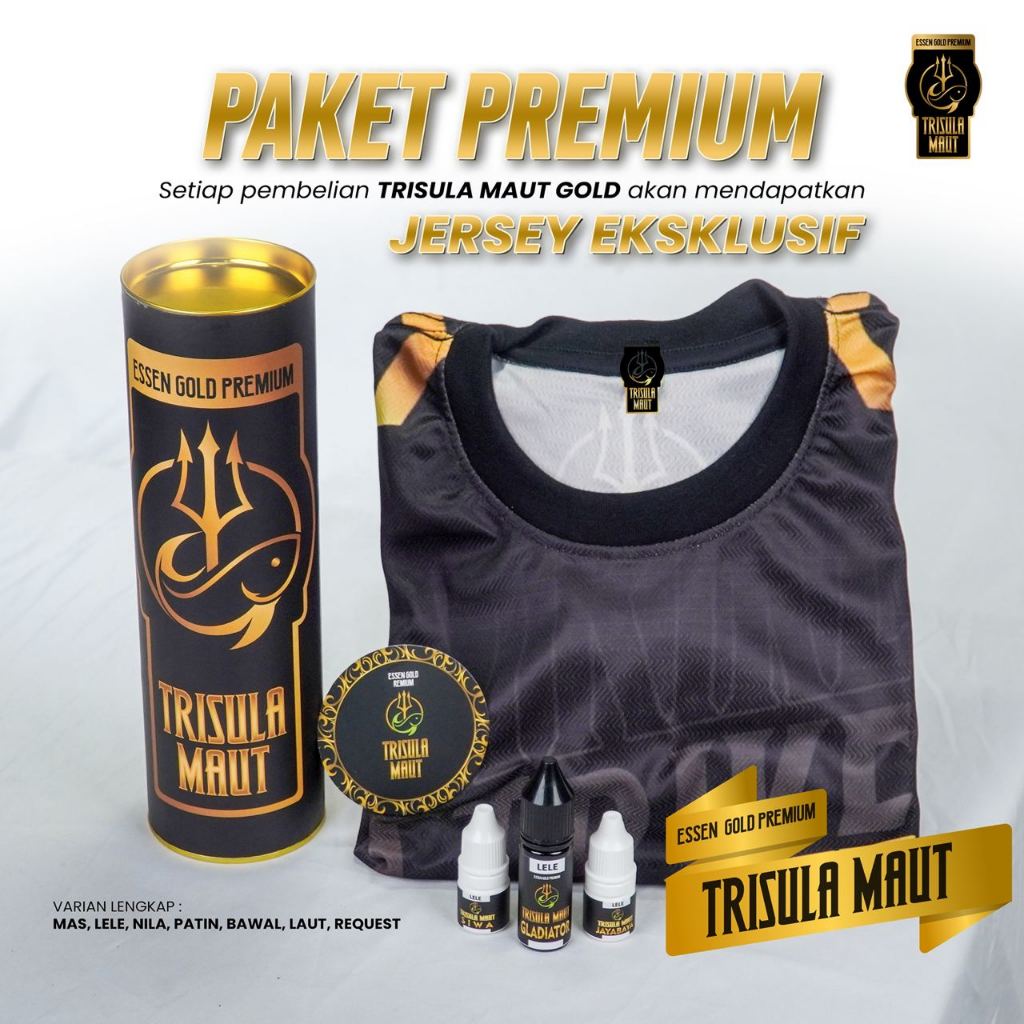 Jual Trisula Maut Gold Essen Mancing By Cepy Yanwar | Bonus Jersey ...