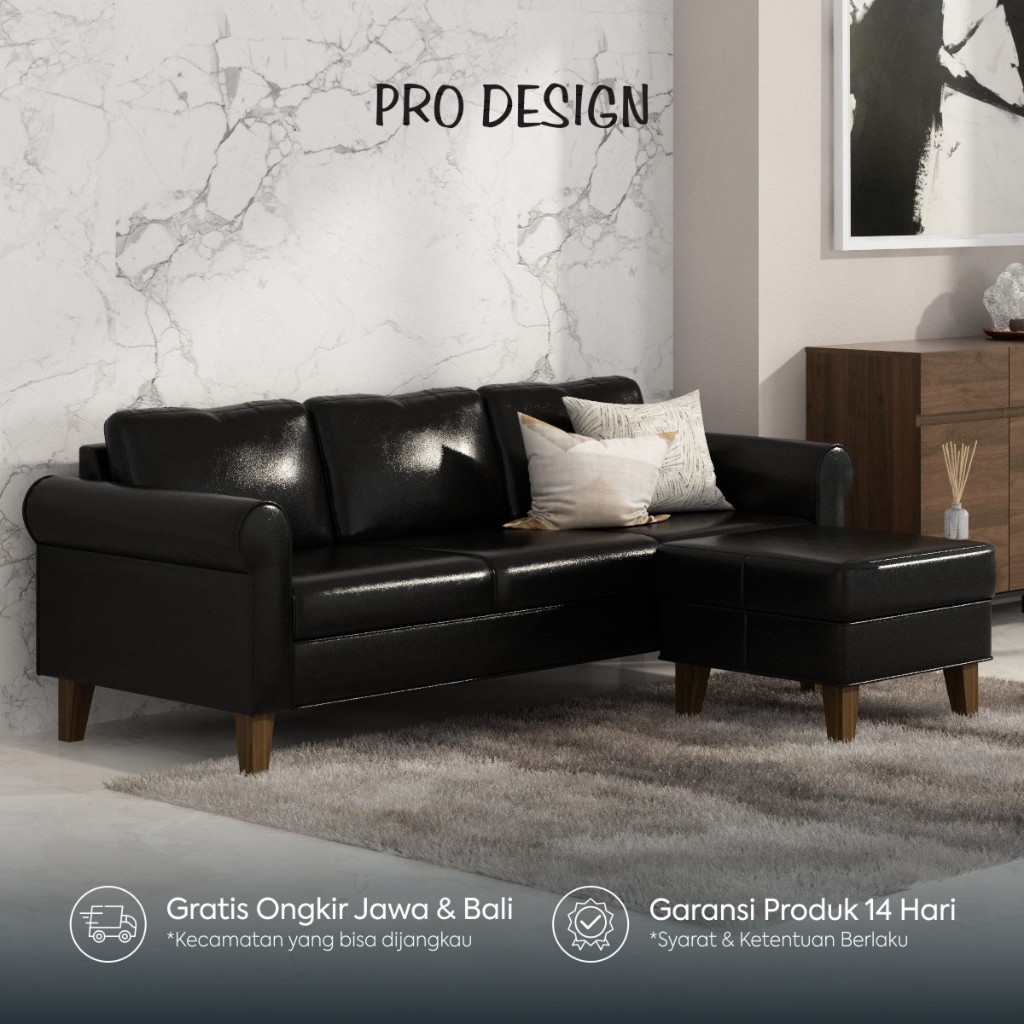 Jual Pro Design Nala S Sofa 3 Seater / Sofa Corner / Sofa L | Shopee ...