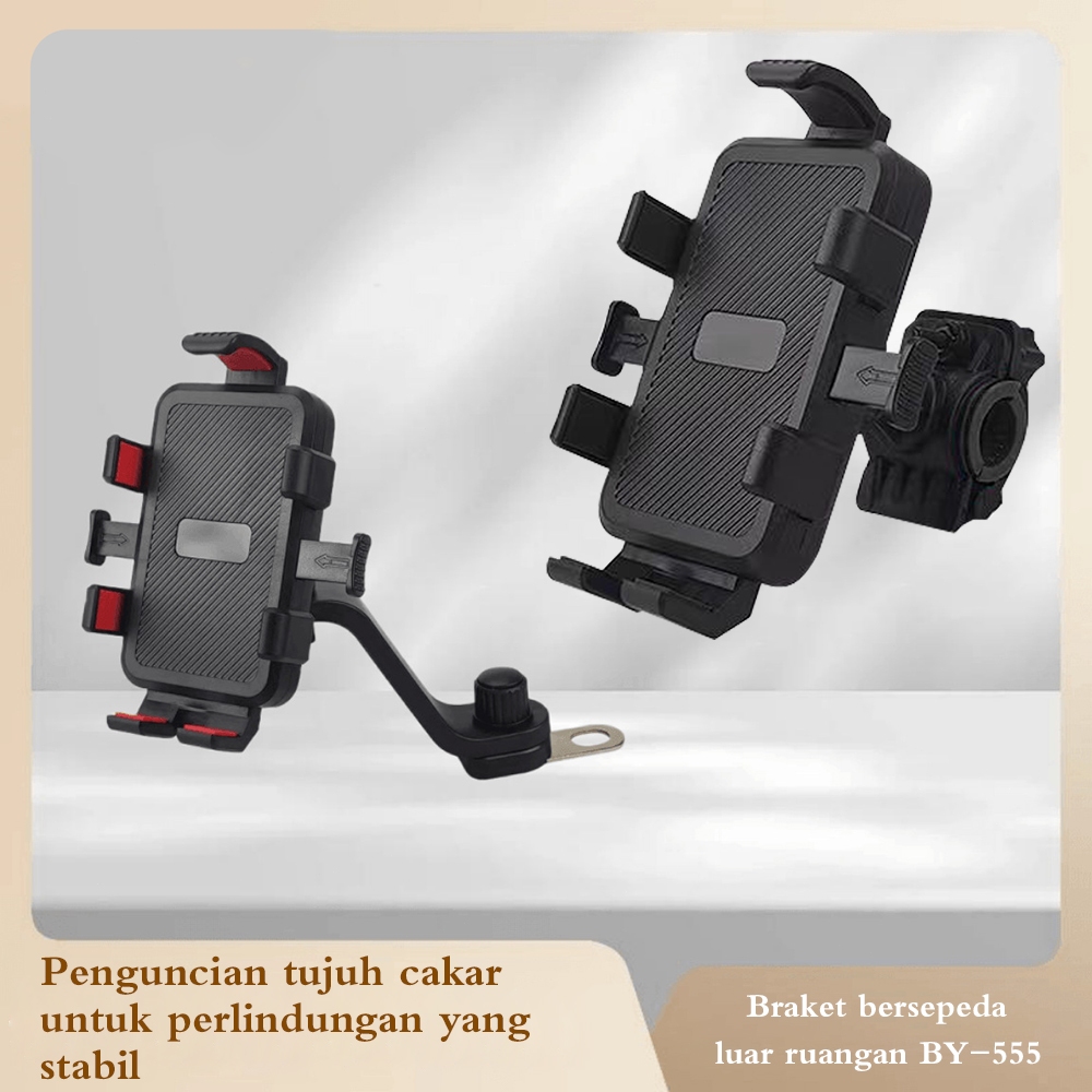 Jual Holder HP Motor/Phone Holder Motor Stang Spion/Penyangga Handphone Sepeda/Holder Phone ...