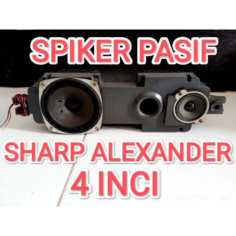 Jual SPIKER PASIF BEKAS SHARP ALEXANDER 4 INCI - SALON BEKAS SHARP ...