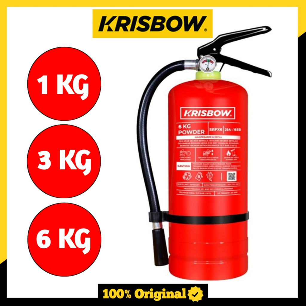 Jual Krisbow 6 Kg Alat Pemadam Api Abc Powder Srfx6 | Shopee Indonesia