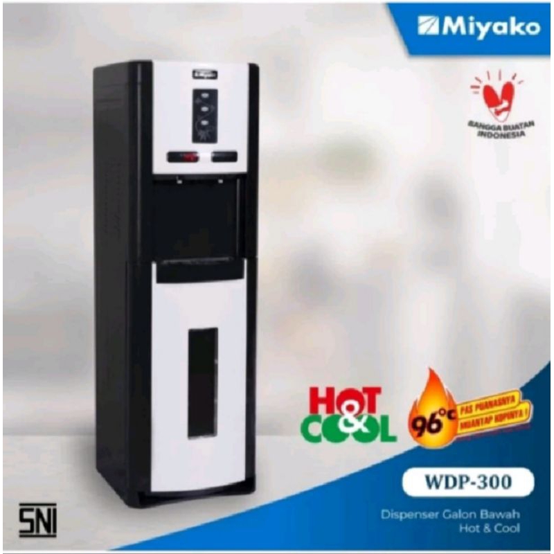 Jual Dispenser Miyako WDP300 Panas - dingin galon bawah | Shopee Indonesia