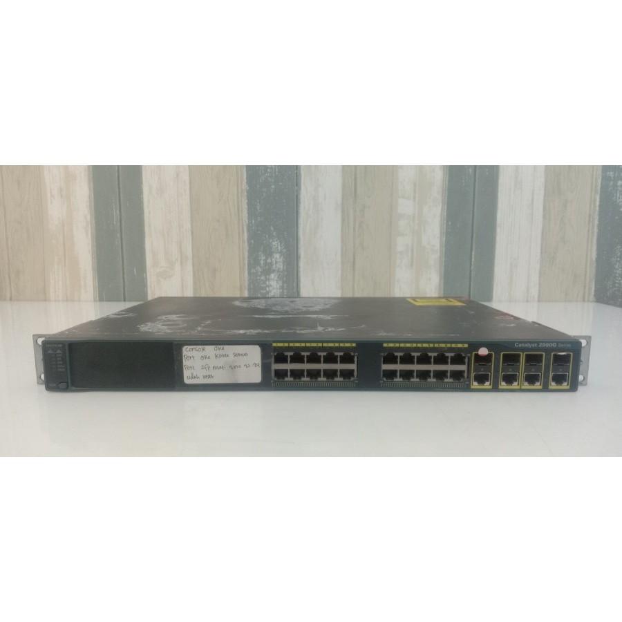 Jual Switch Cisco Catalyst 2960G Series Type WS-C2960G-24TC-L - Minus ...