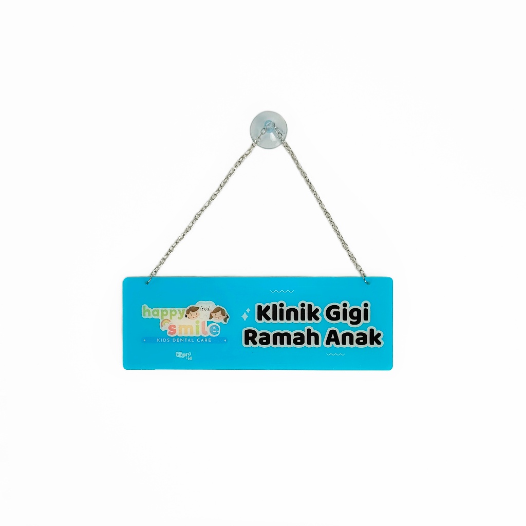 Jual CUSTOM | Sign Board Acrylic Aksesoris drg Papan Tanda Klinik Nomor ...