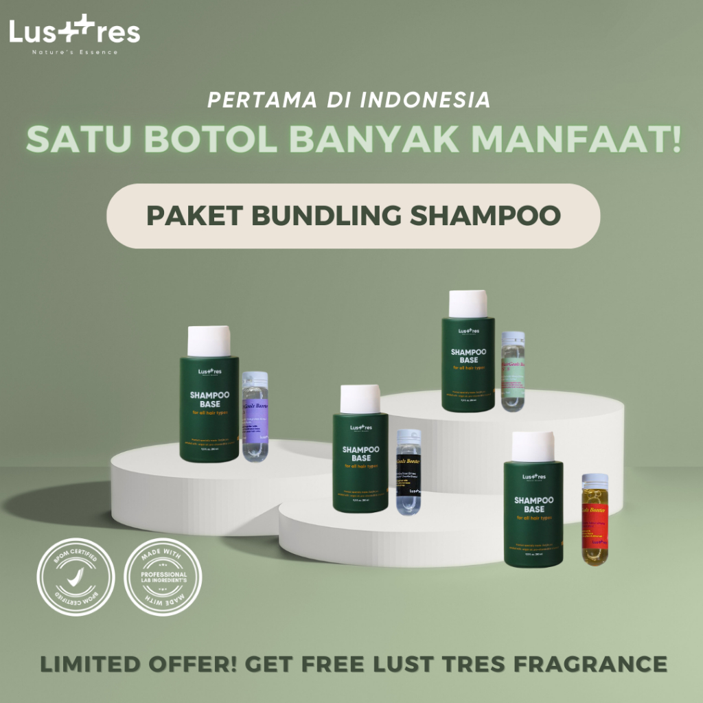 Jual [BACA DESKRIPSI] LUST TRES PAKET BUNDLING SHAMPOO- Solusi Untuk ...