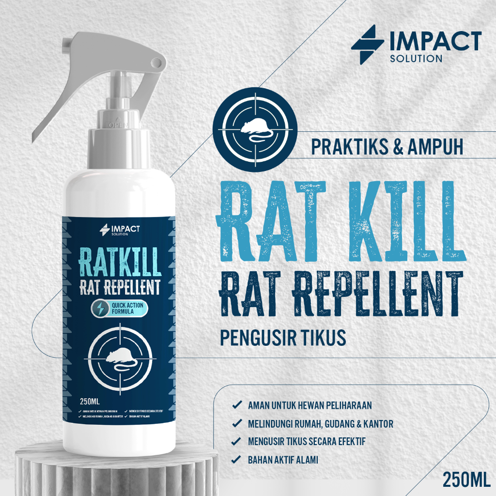 Jual IMPACT Pengusir Tikus Ampuh 100% Semprotan Anti Tikus Pembasmi ...
