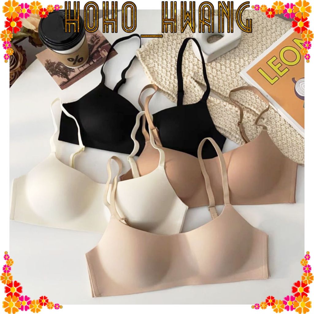 Jual HOHO_HWANG (B-193) Bra Seamless BH Wanita Tanpa Kawat Bahan Halus Bralette Elastis Sexy ...