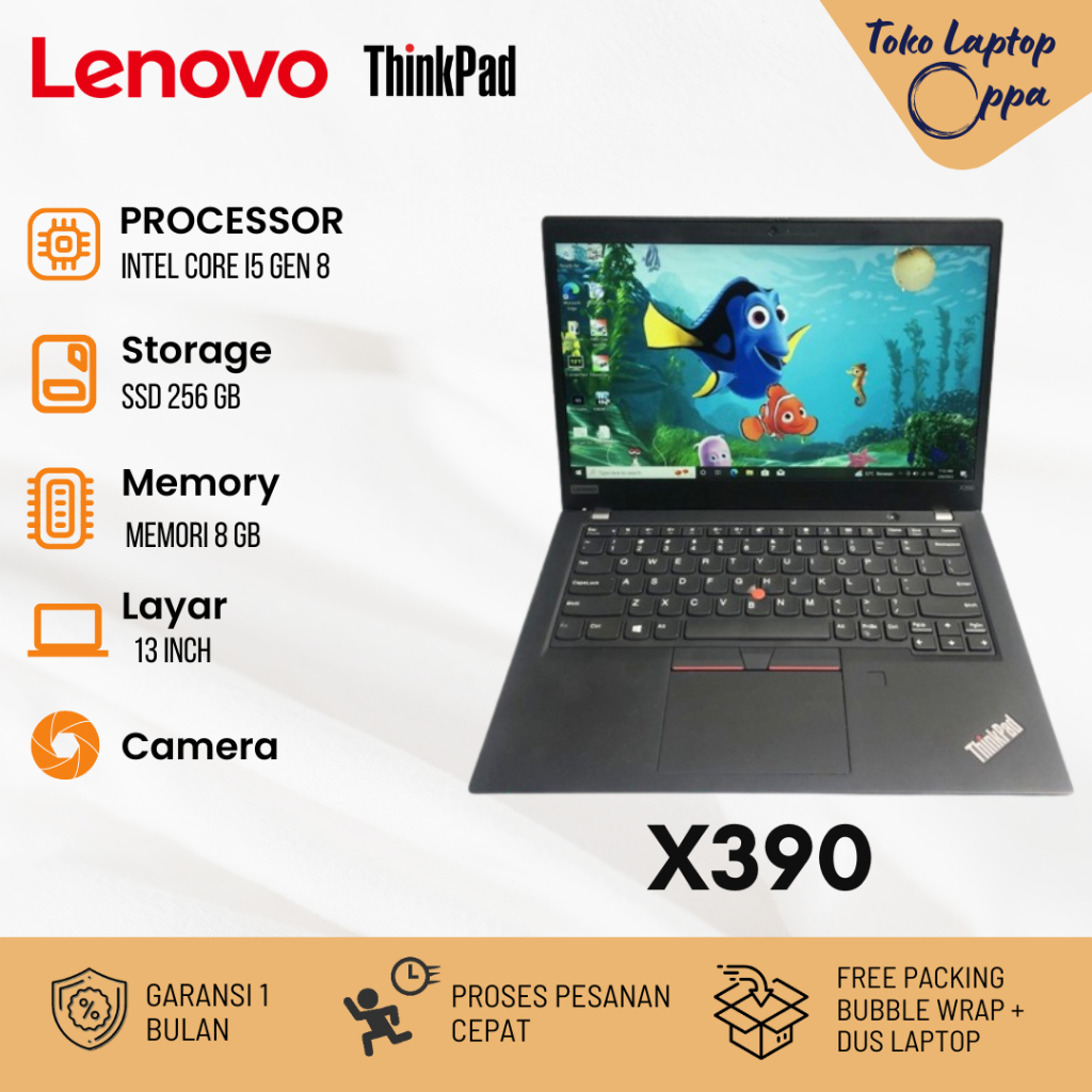 Jual Laptop lenovo core i3 / i5 / i7 ram 8gb ssd 256gb | Shopee Indonesia