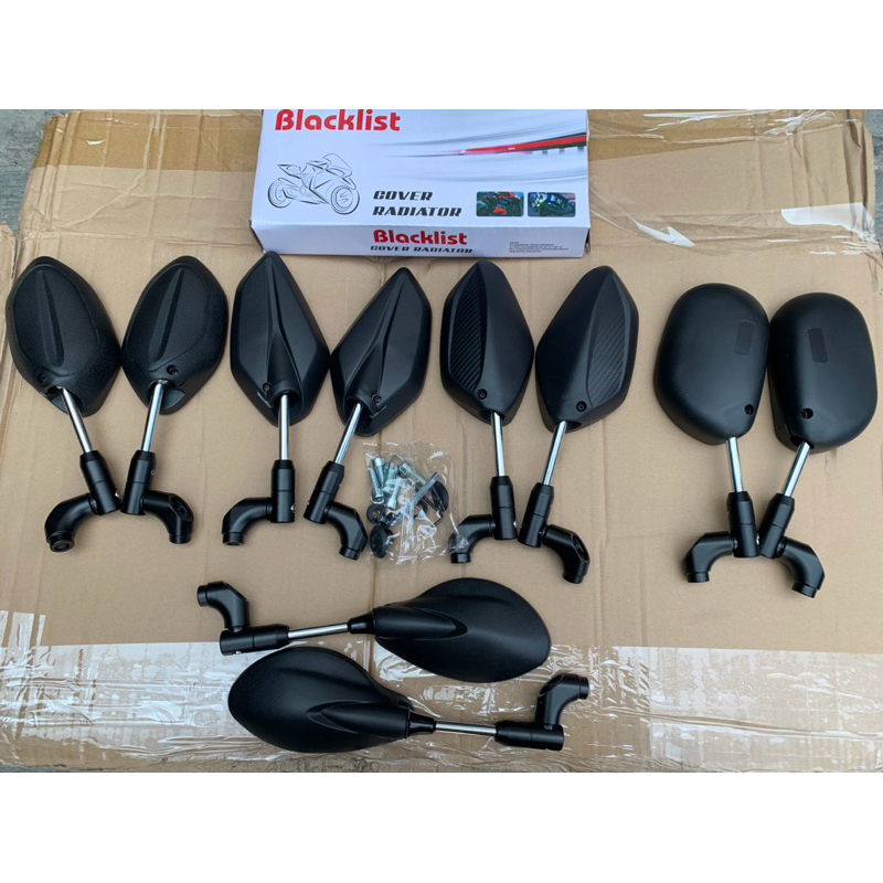 Jual Spion Standar Model Lipat Blacklist Kaca Putih Universal Model Ori ...