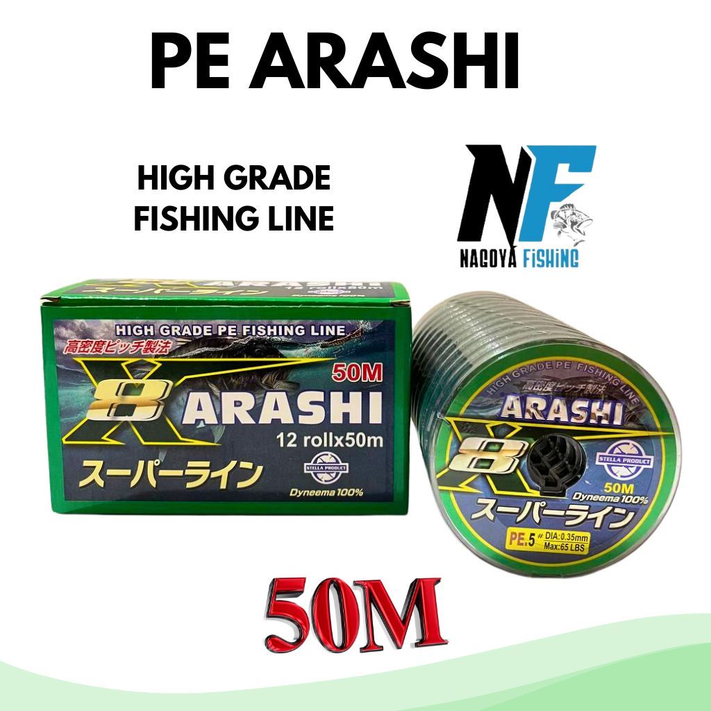 Jual PE/ Benang Senar STELLA ARASHI X8 DYNEEMA 100% Dark Green | Shopee ...
