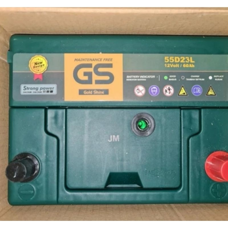Jual AKI BATERAI KERING GS GOLDSHINE 55D23L 60AH XTRAIL MIRAGE GRS 3 ...