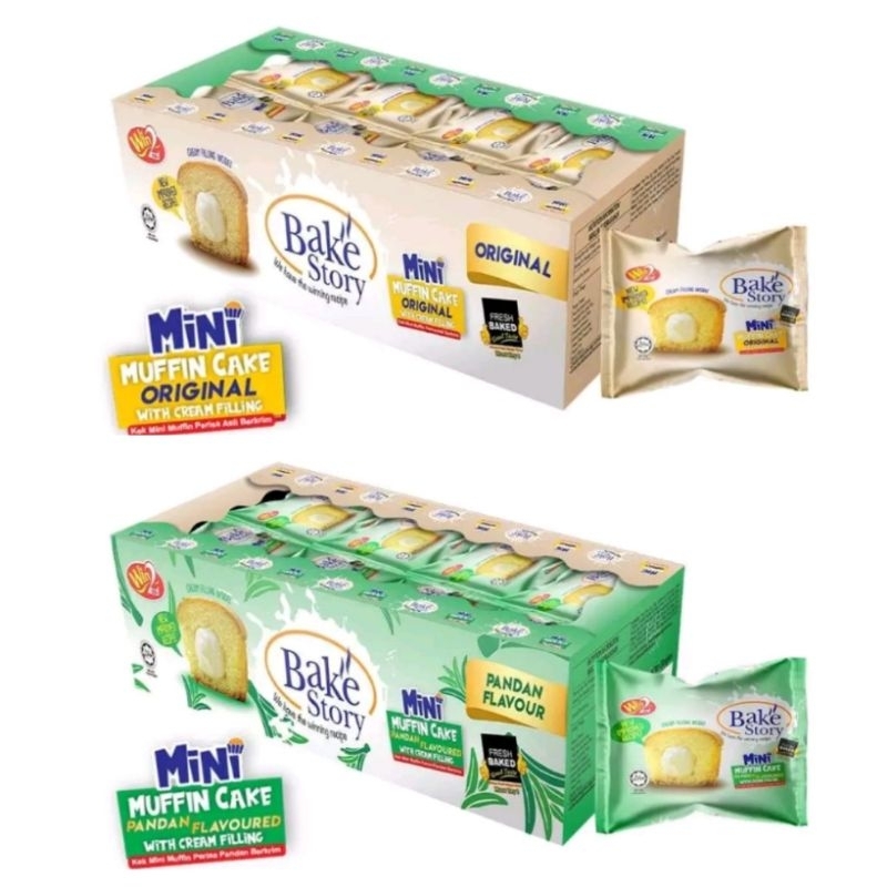 Jual Win2 Baked Story / Bake Story Muffin Cake with cream filling 320g ...