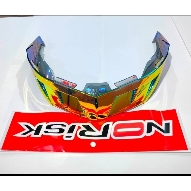 Jual Spoiler Helm 3D KYT tt course Blue / SPOILER 3D KYT TT/COURSE ...