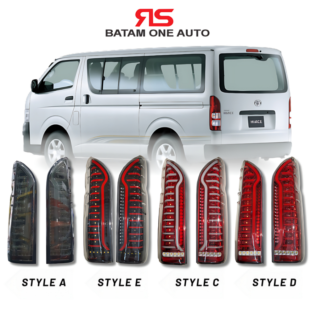 Jual BOA - Toyota Hiace 2005-2018 | Lampu Belakang | Tail Lamp | Stop ...