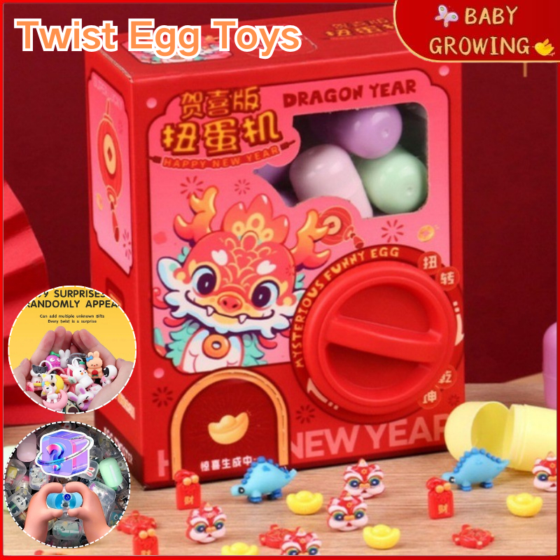 Jual 6pcs Mainan Telur Kejutan / Twist Egg Blind Box Toys Machine ...