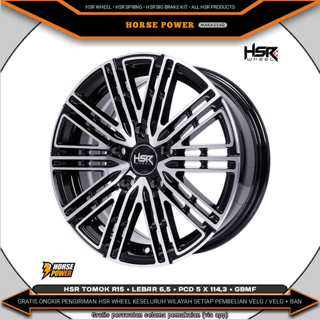 Jual Velg R15 • Mobil 5 Baut Roda • Single Pcd 5 x 114,3 • Hsr Tomok ...