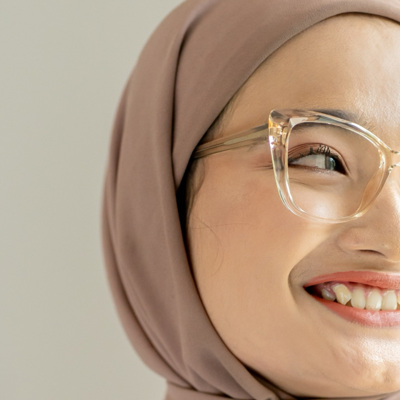 Jual Flavia Eyewear - Kacamata Camilla Square Acetat (custom minus ...