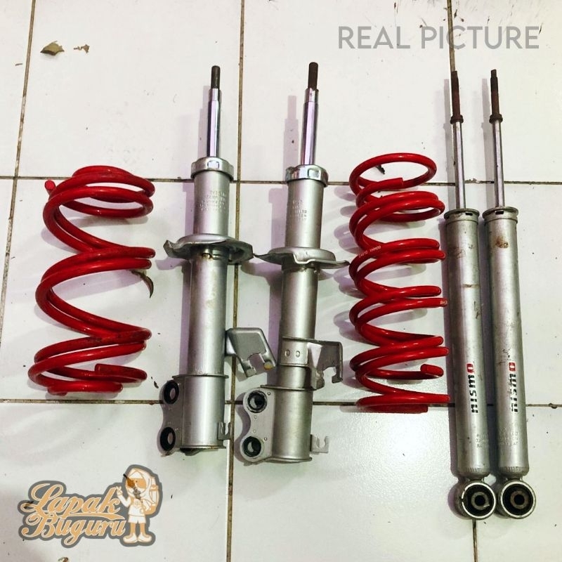 Jual NISMO SHOCKBRAKER dan PER FULLSET MOBIL NISSAN MARCH NISMO SHOCK ...