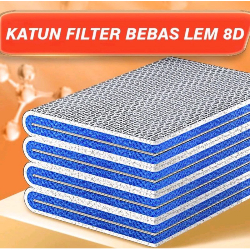 Jual Filter 8D media kapas filter honeycomb premium kuat dan tahan lama ...