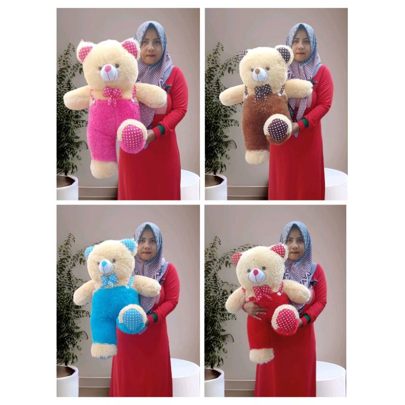 Jual Boneka Teddy Bear Jojon Ukuran XL Bisa COD Tinggi 70cm | Shopee ...