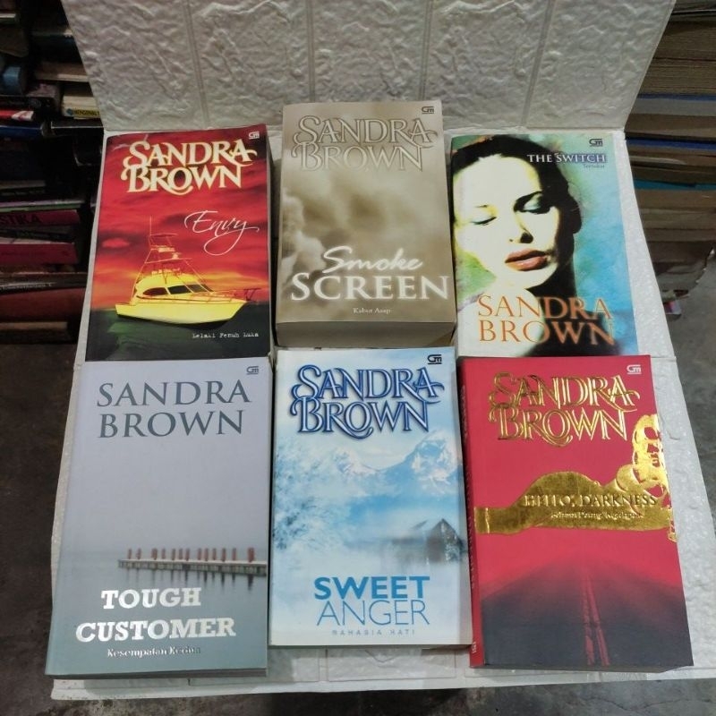 Jual Buku Novel SANDRA BROWN (ORIGINAL) | Shopee Indonesia
