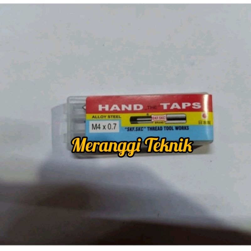 Jual id4704 SKC mata tap m4 x 0,7 - hand tap 4 x 0,7 isi 3 pcs | Shopee Indonesia