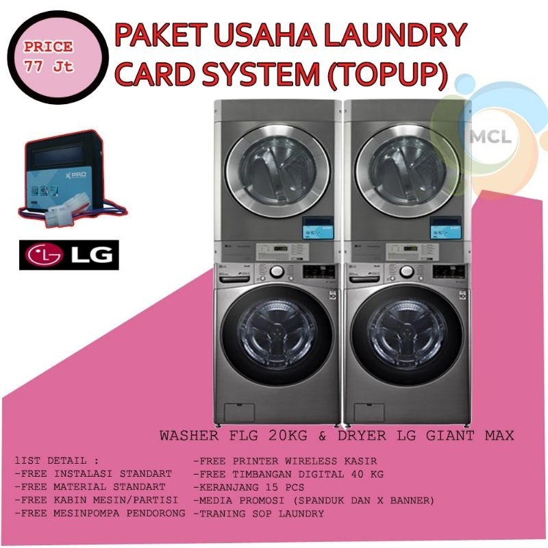 Jual Paket Usaha Laundry Stack 2 tumpuk system kartu | Shopee Indonesia