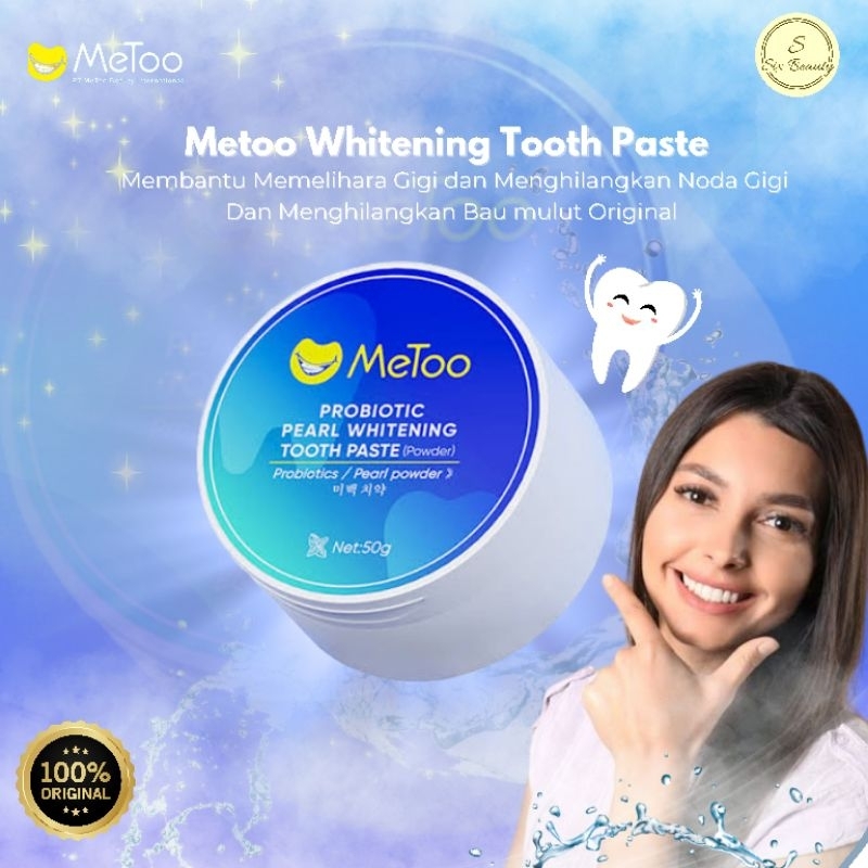 Jual Metoo Whitening Tooth Paste Membantu Memelihara Gigi dan ...
