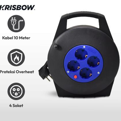 Jual Kabel Roll 10 mtr Cable Reel Terminal Colokan Listrik | Shopee ...