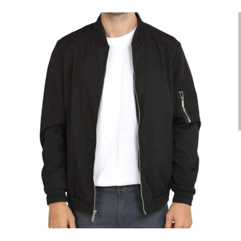 Jual JAKET SETRE JAKET WATERPROOF BOMBER POLOS BAHAN TASLAN JN ( WARNA ...