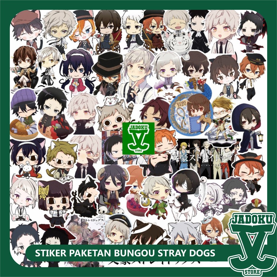 Jual Stiker Anime Stickers Anime Anime Bungou Stray Dogs BSD -Stiker ...